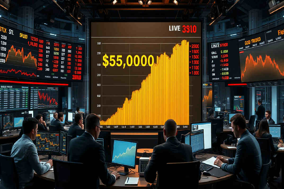 Oro ai massimi storici oltre i 5.000$: Bitcoin crolla tra timori di ...